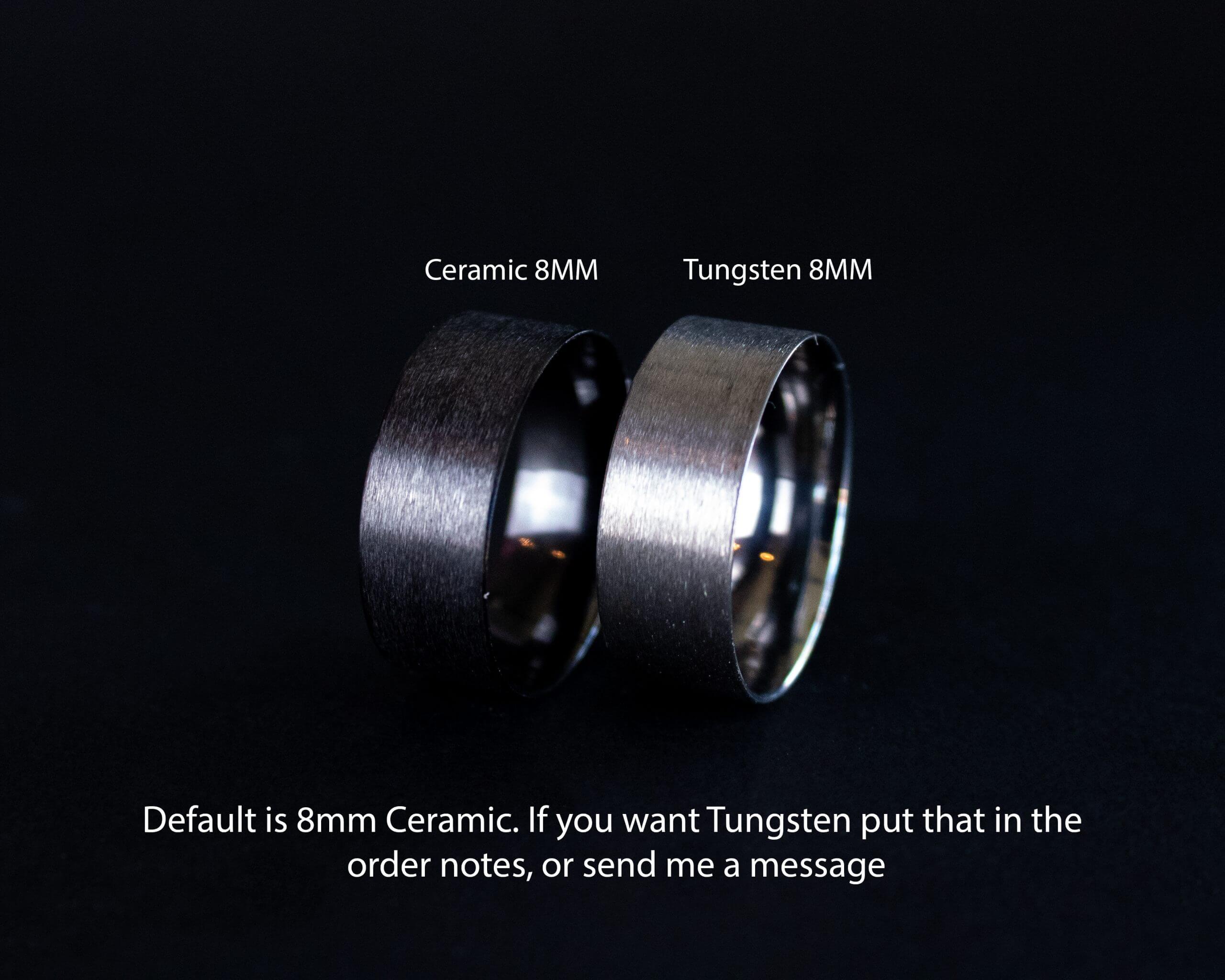 Red Star Dust Ring, Smooth Profile | Space Age Rings