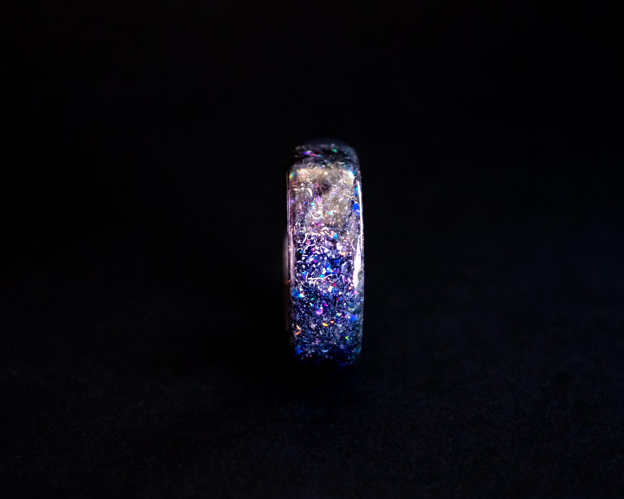 Galaxy Glow Ring Smooth Profile | Space Age Rings